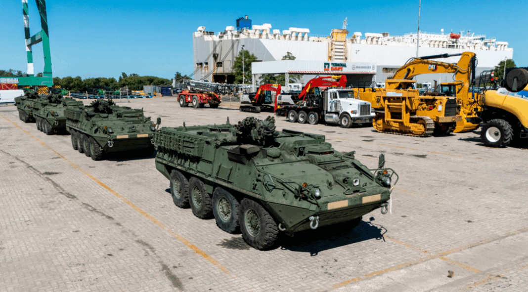 Llegan al país los primeros VCBR 8×8 GDLS Stryker | Full Aviación